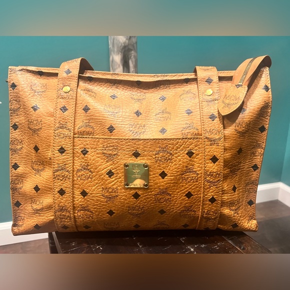 MCM | Bags | Mcm Leather Tote With Coa | Poshmark